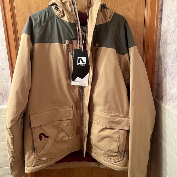 Flylow | Jackets & Coats | Mens Flyflow Tan And Green ...